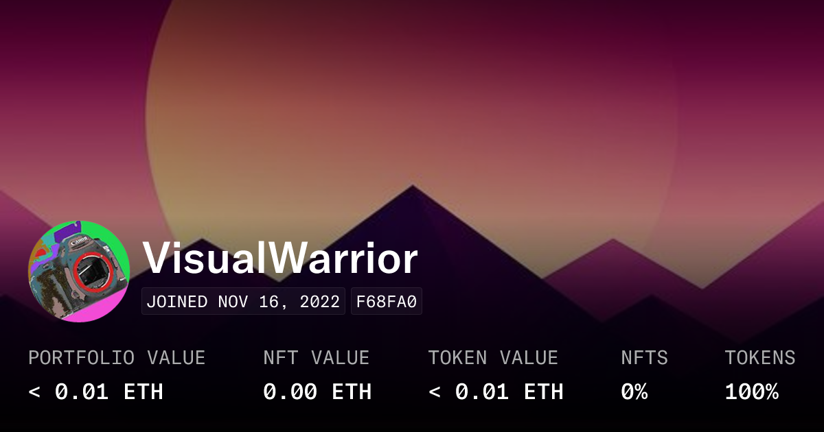 VisualWarrior - Profile | OpenSea