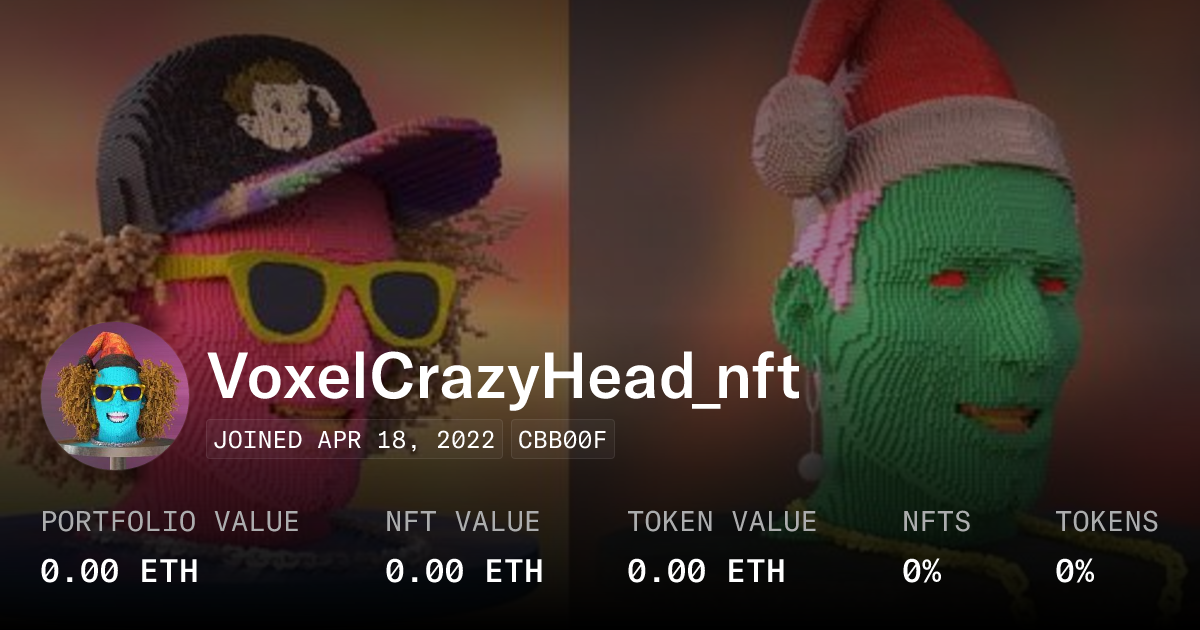 VoxelCrazyHead_nft - Profile | OpenSea