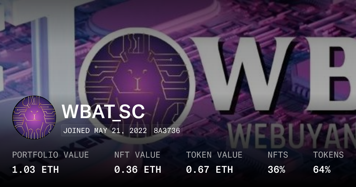 WBAT_SC - Profile | OpenSea