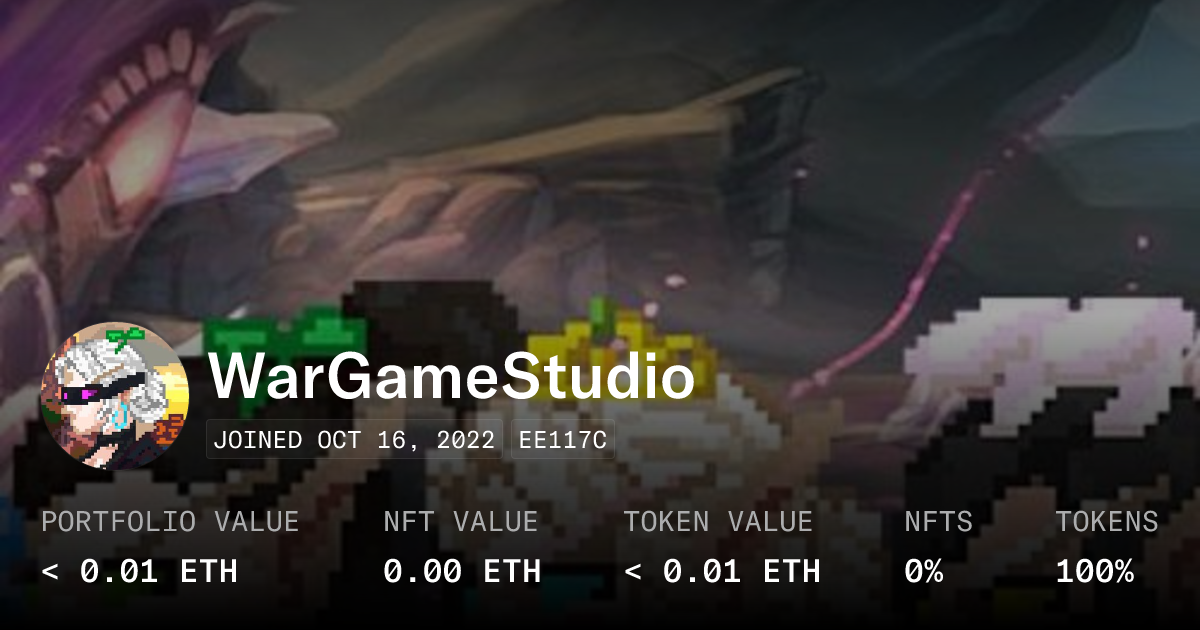 WarGameStudio - Profile | OpenSea