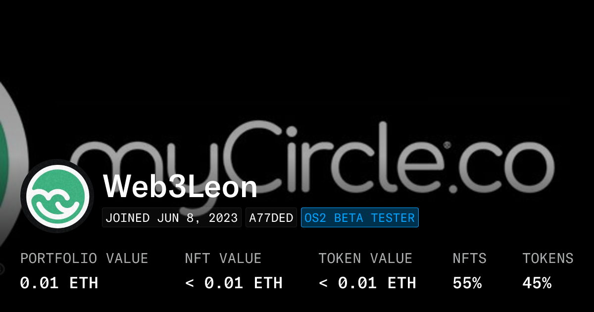 Web3Leon - Profile | OpenSea