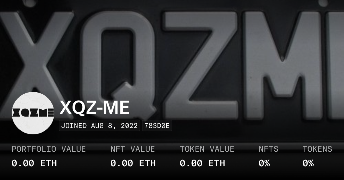 XQZ-ME - Profile | OpenSea