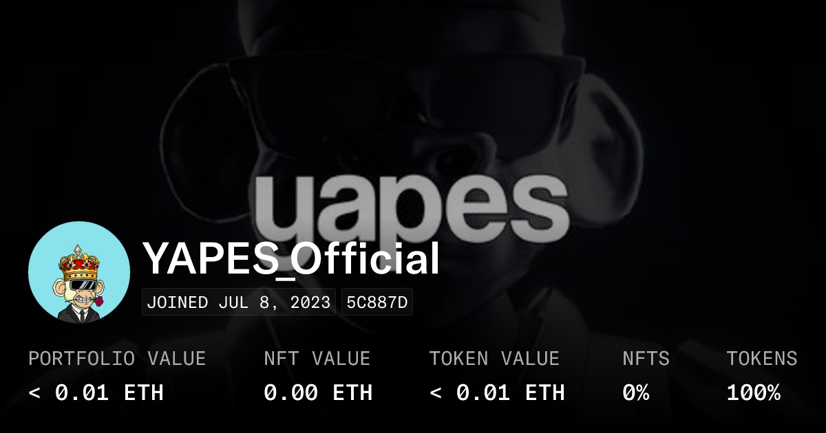 YAPES_Official - Profile | OpenSea