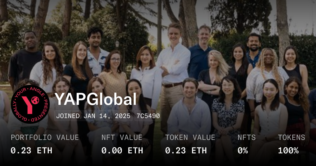 YAPGlobal - Profile | OpenSea