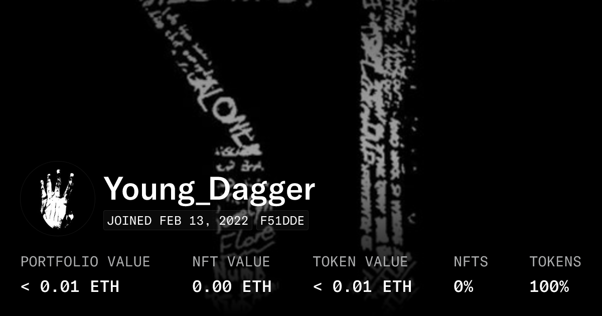 Young_Dagger - Profile | OpenSea
