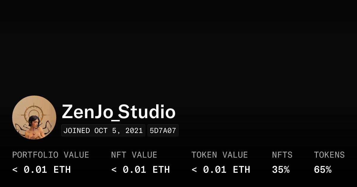 ZenJo_Studio - Profile | OpenSea