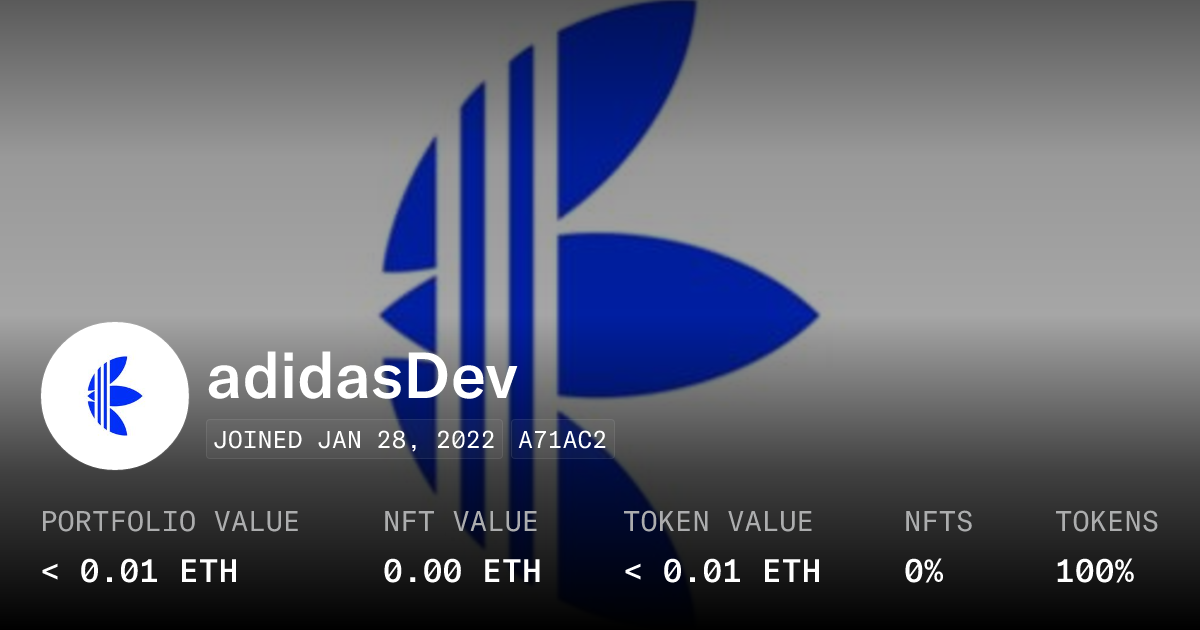 adidasDev - Profile | OpenSea