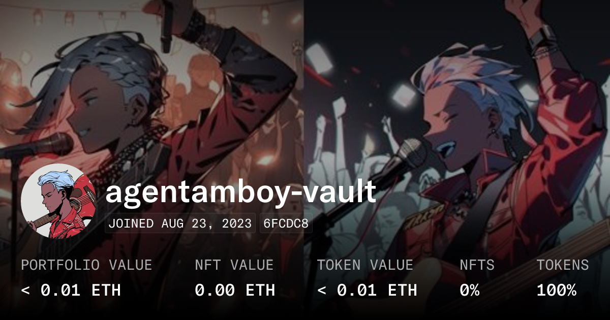agentamboy-vault - Profile | OpenSea