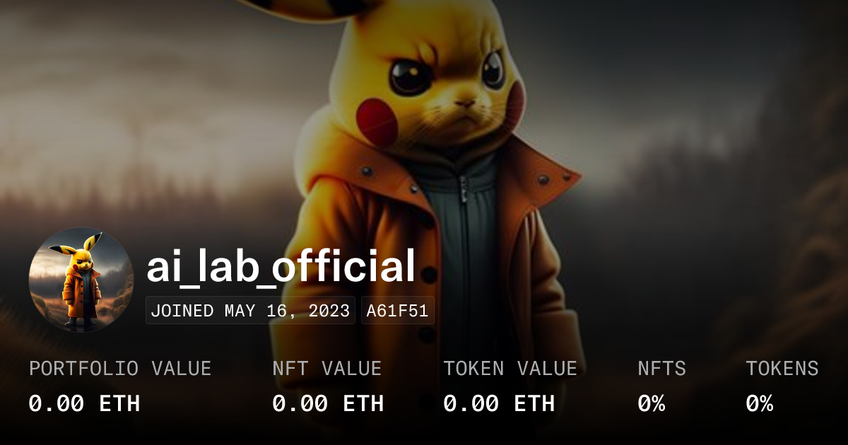 ai_lab_official - Profile | OpenSea