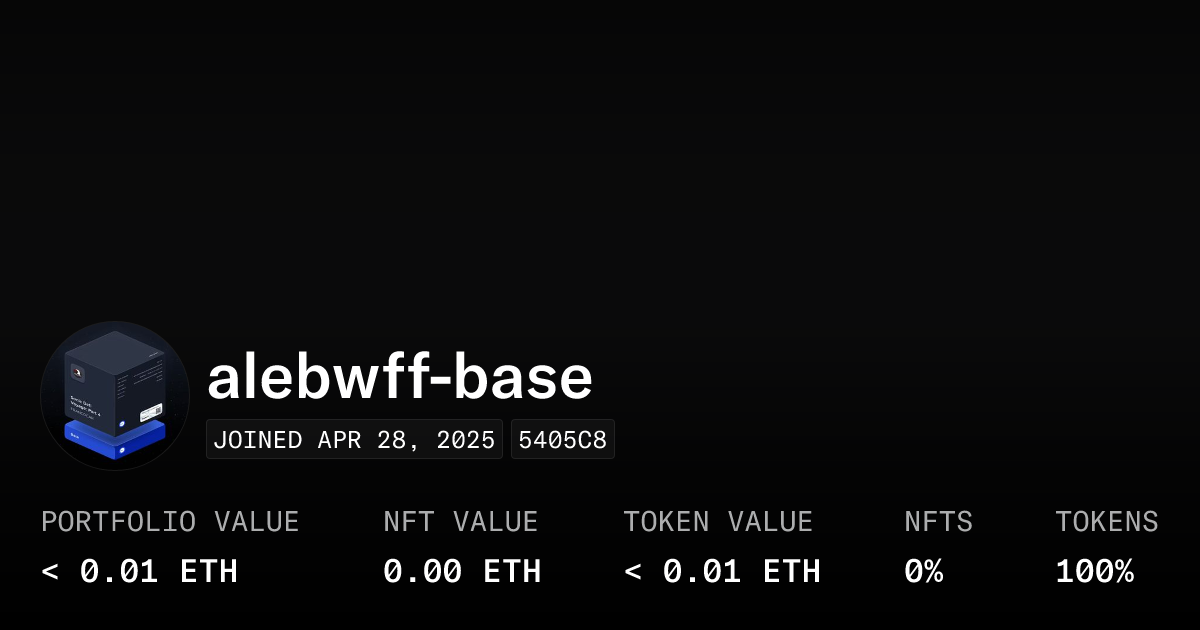 alebwff-base - Profile | OpenSea