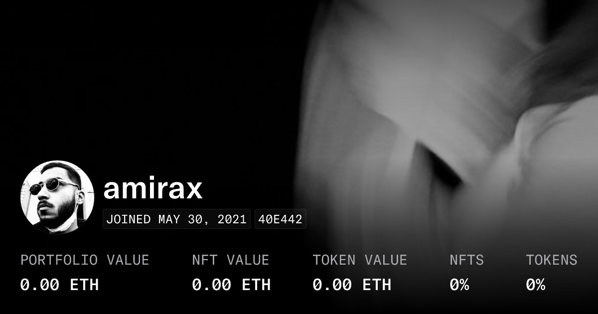 amirax - Profile | OpenSea