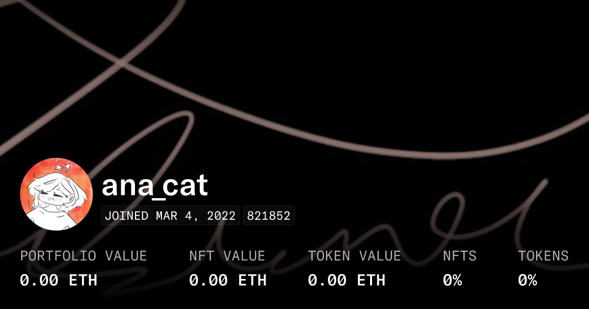 ana_cat - Profile | OpenSea