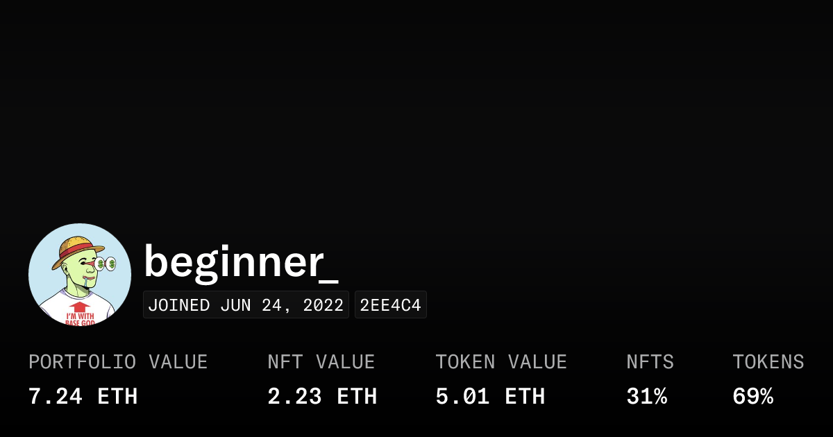 beginner_ - Profile | OpenSea