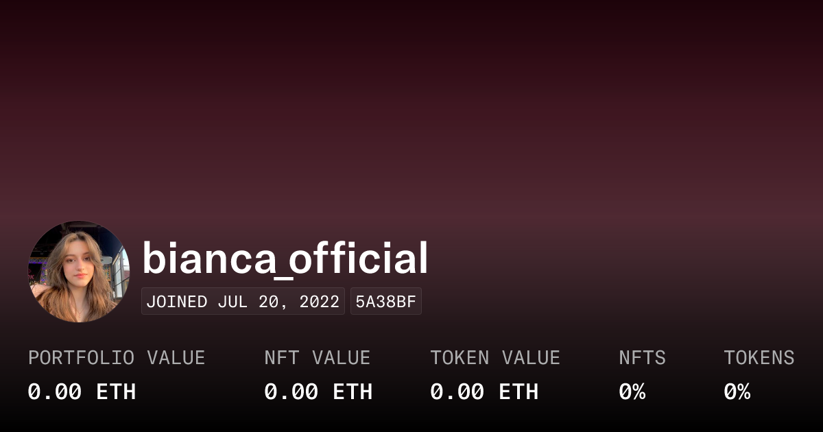 bianca_official - Profile | OpenSea