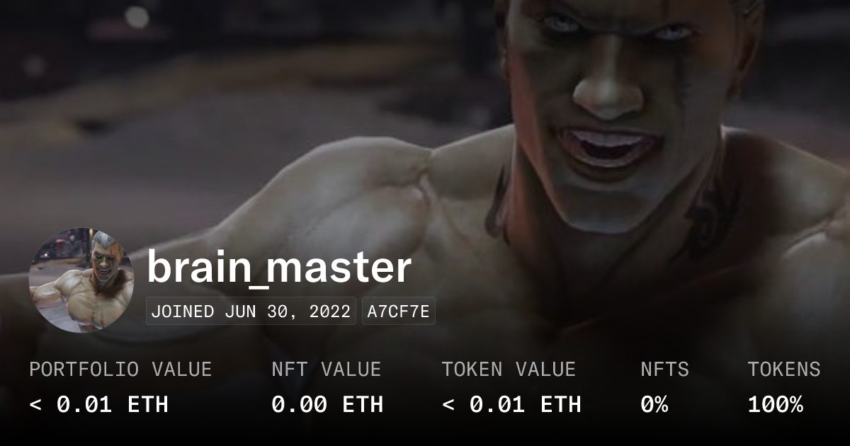 brain_master - Profile | OpenSea
