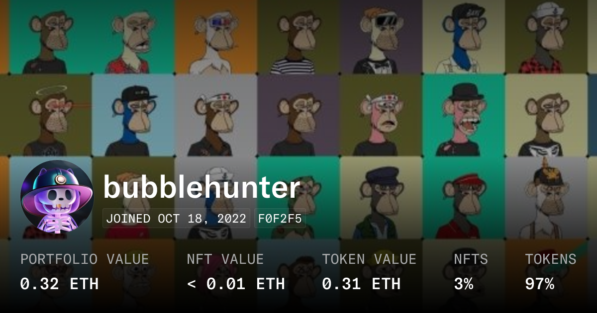 bubblehunter - Profile | OpenSea