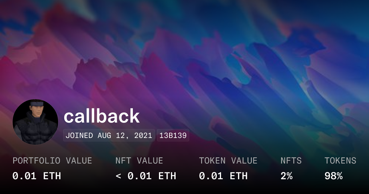 callback - Profile | OpenSea