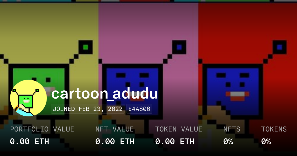 cartoon_adudu - Profile | OpenSea