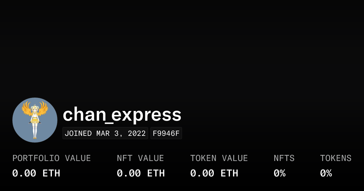 chan_express - Profile | OpenSea