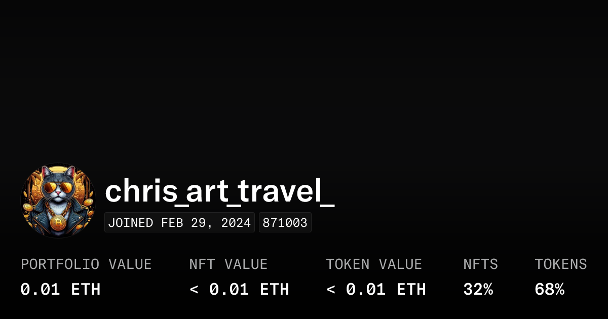 chris_art_travel_ - Profile | OpenSea