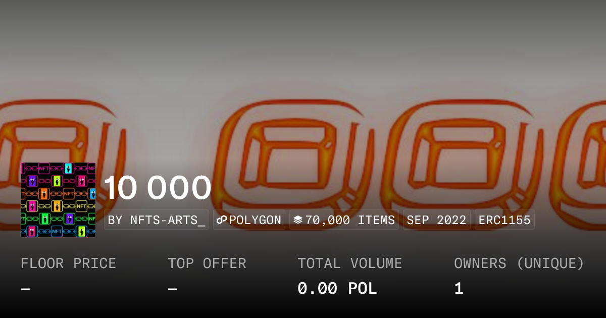 10 000 - Collection | OpenSea
