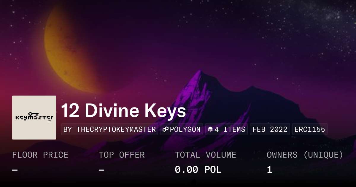 12 Divine Keys - Collection | OpenSea