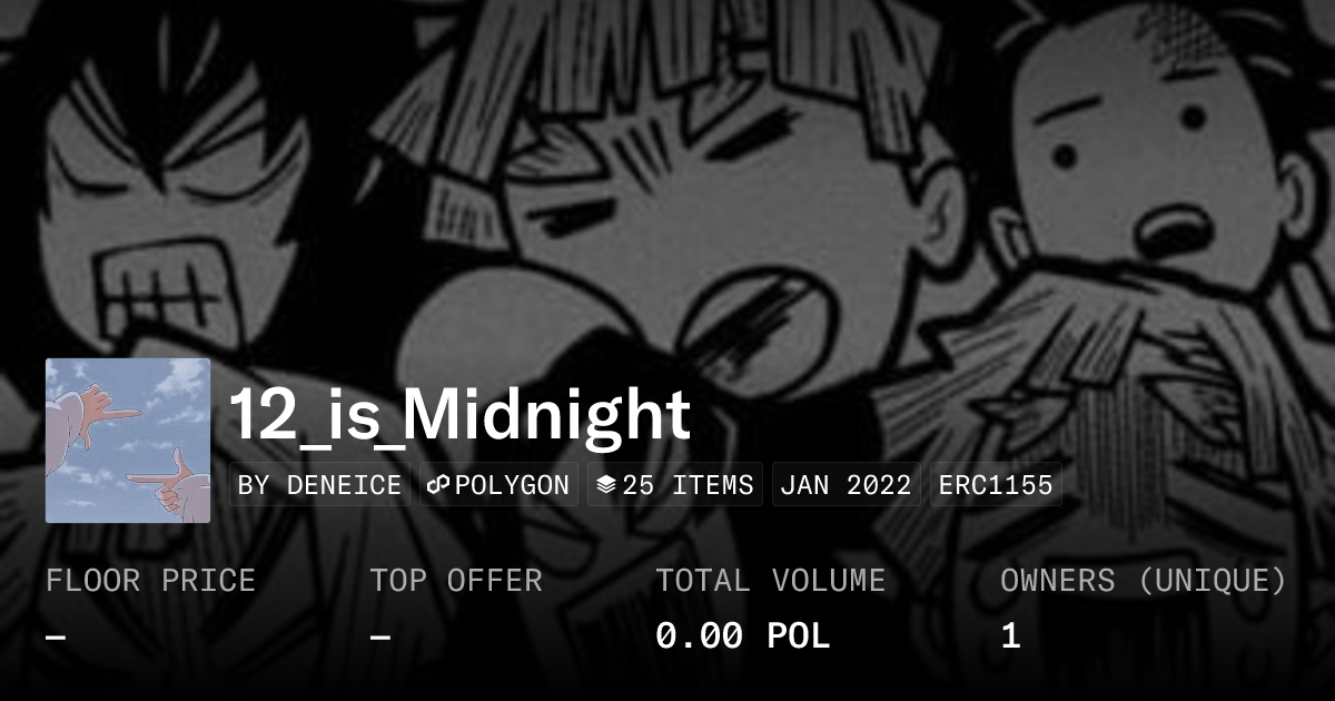 12_is_Midnight - Collection | OpenSea