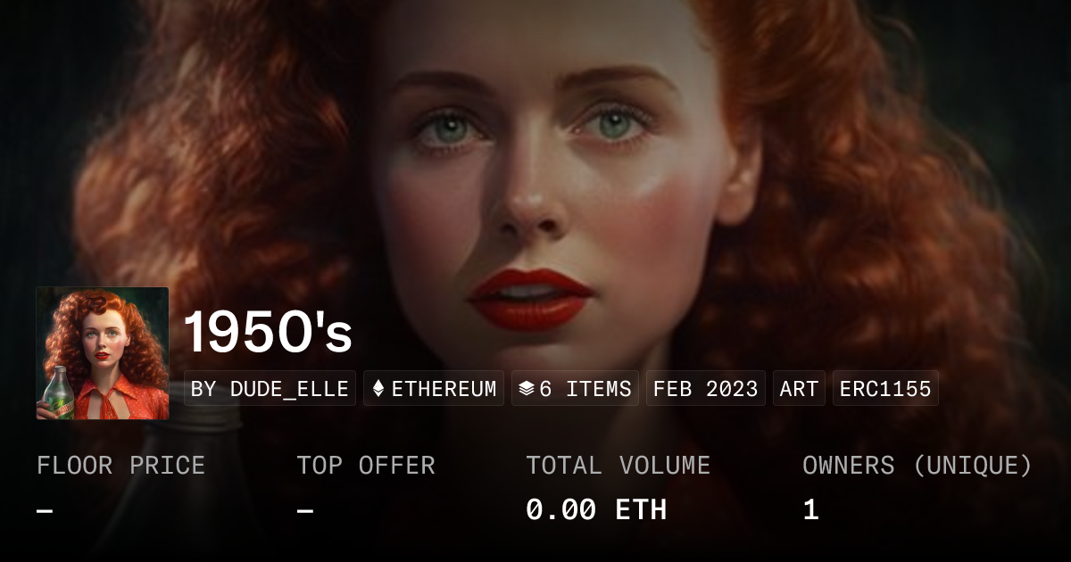 1950's - Collection | OpenSea