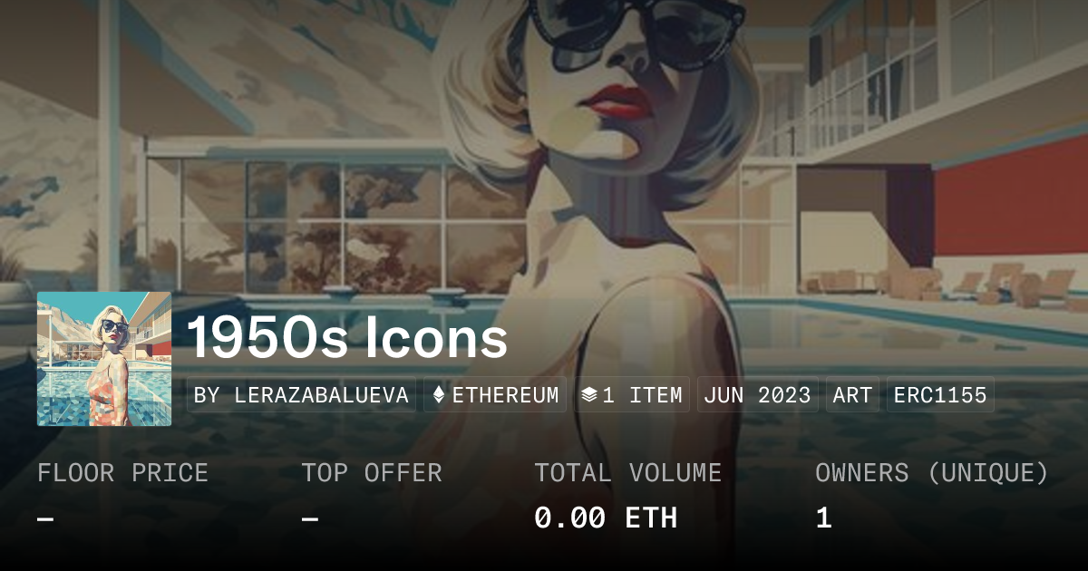 1950s Icons - Collection | OpenSea
