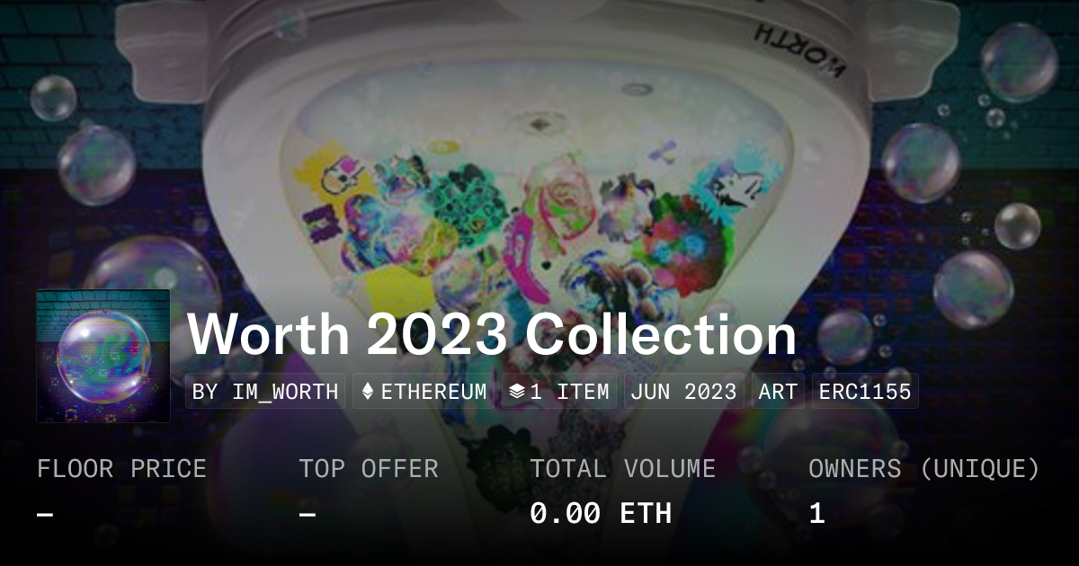 Worth 2023 Collection - Collection | OpenSea