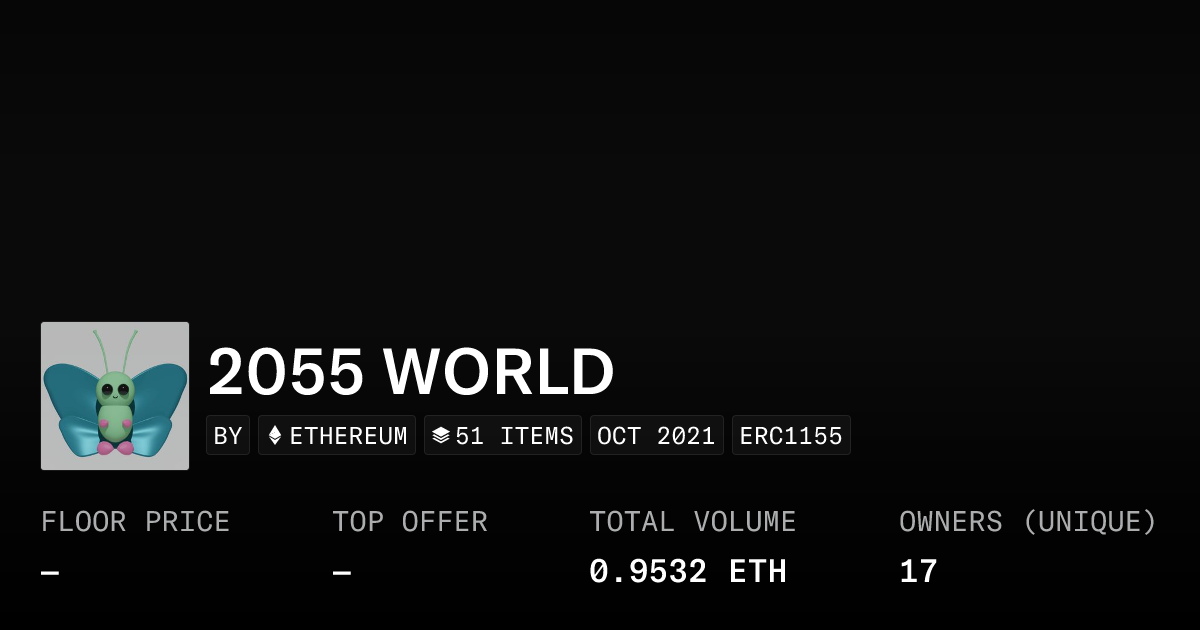 2055 WORLD - Collection | OpenSea