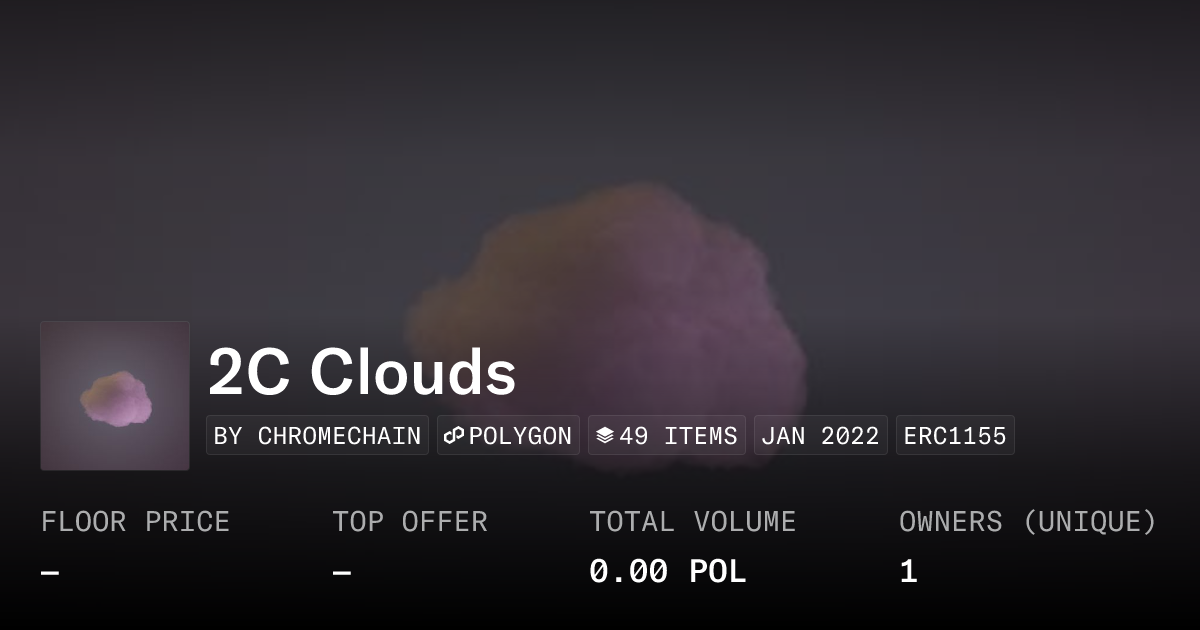 2C Clouds - Collection | OpenSea