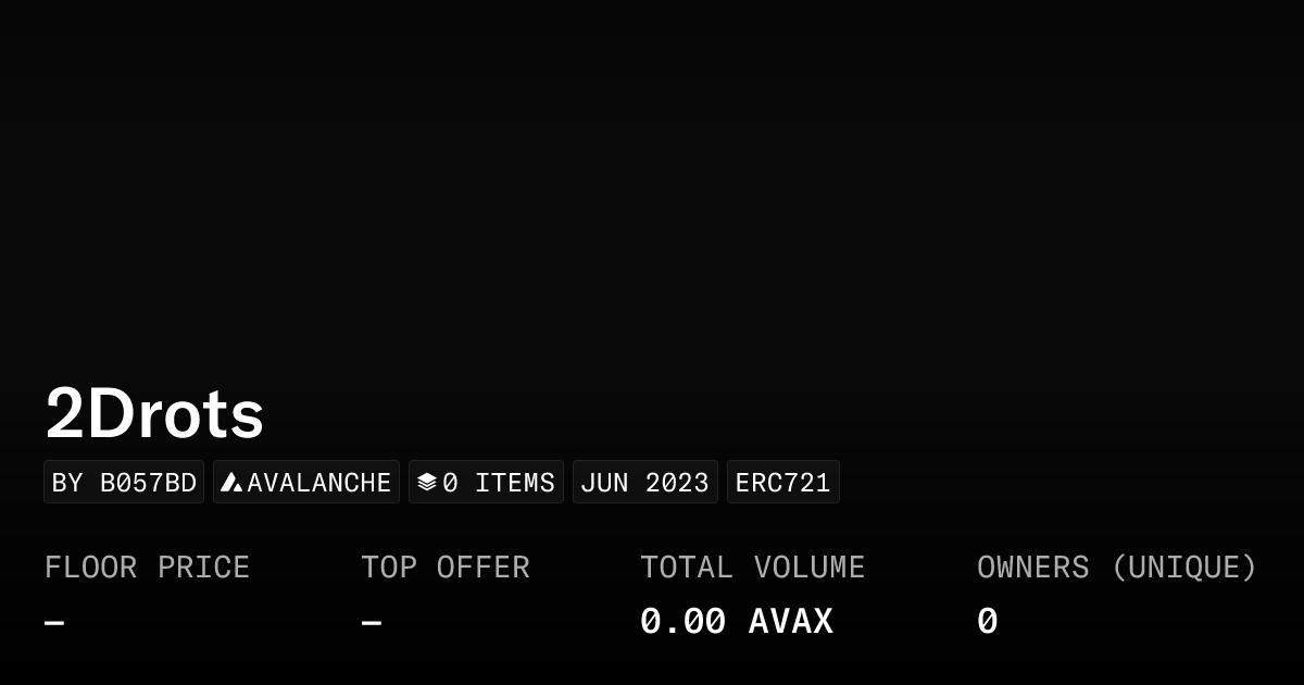 2Drots - Collection | OpenSea
