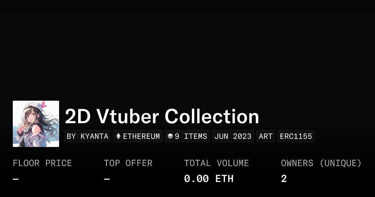 2D Vtuber Collection - Collection | OpenSea