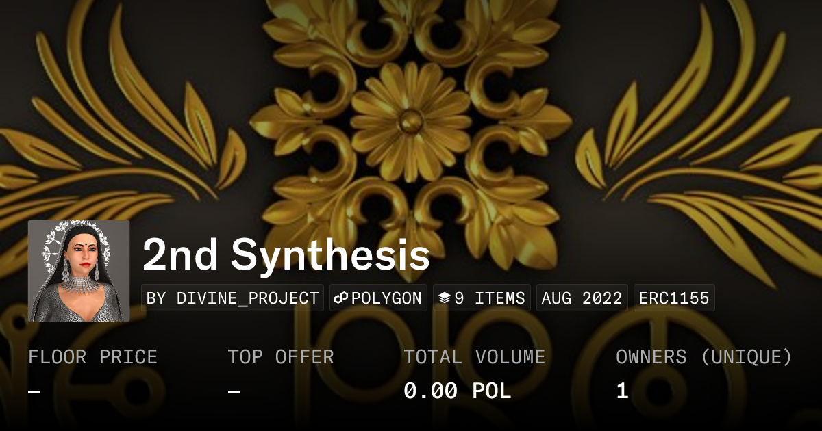 2nd Synthesis - Collection | OpenSea