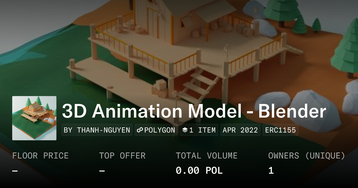 3D Animation Model - Blender - Collection | OpenSea