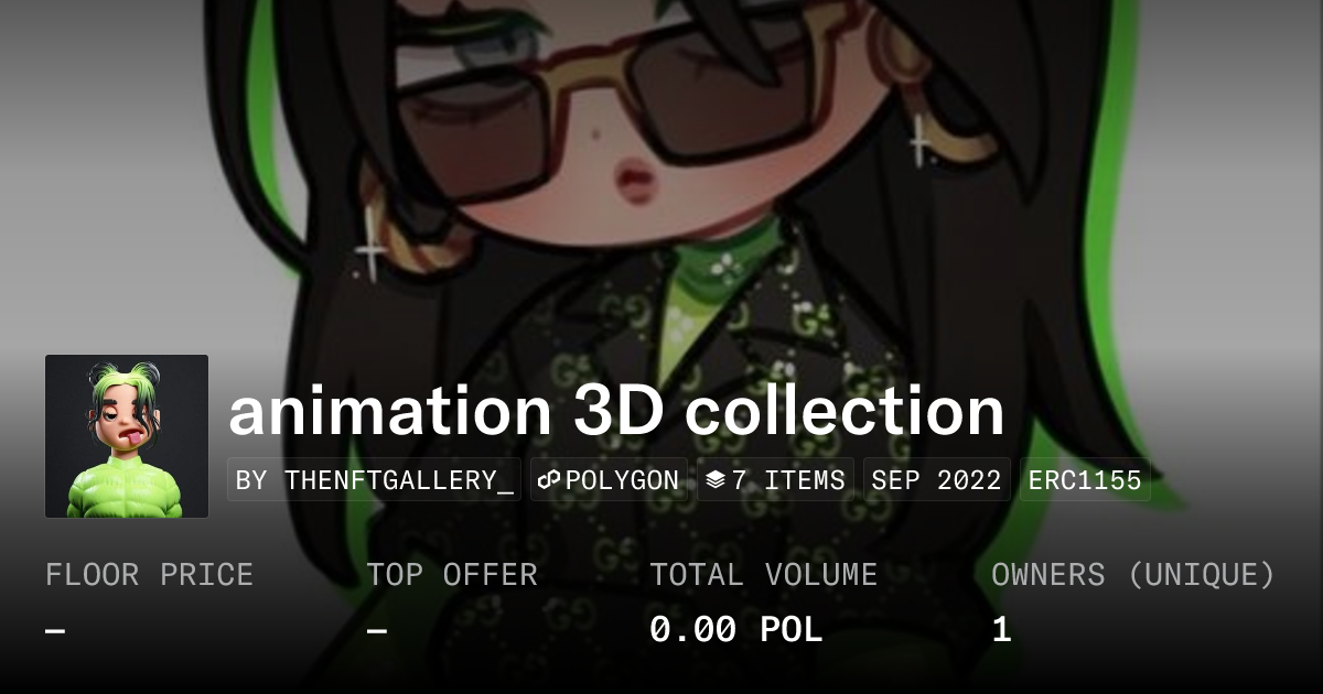 animation 3D collection - Collection | OpenSea