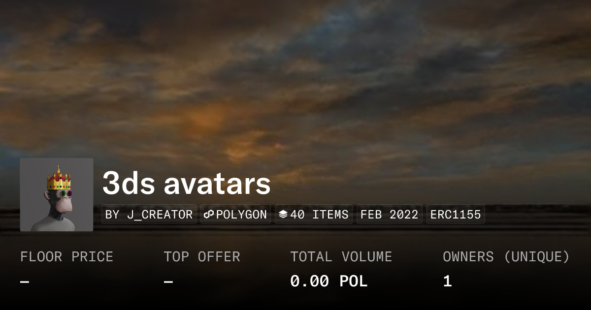 3ds avatars - Collection | OpenSea