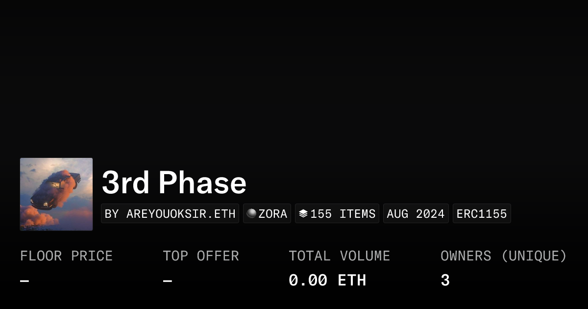 3rd Phase - Collection | OpenSea