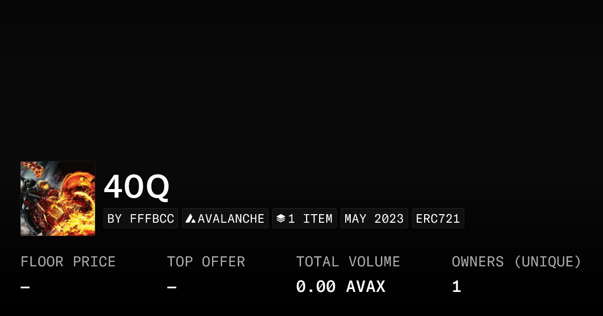 40Q - Collection | OpenSea