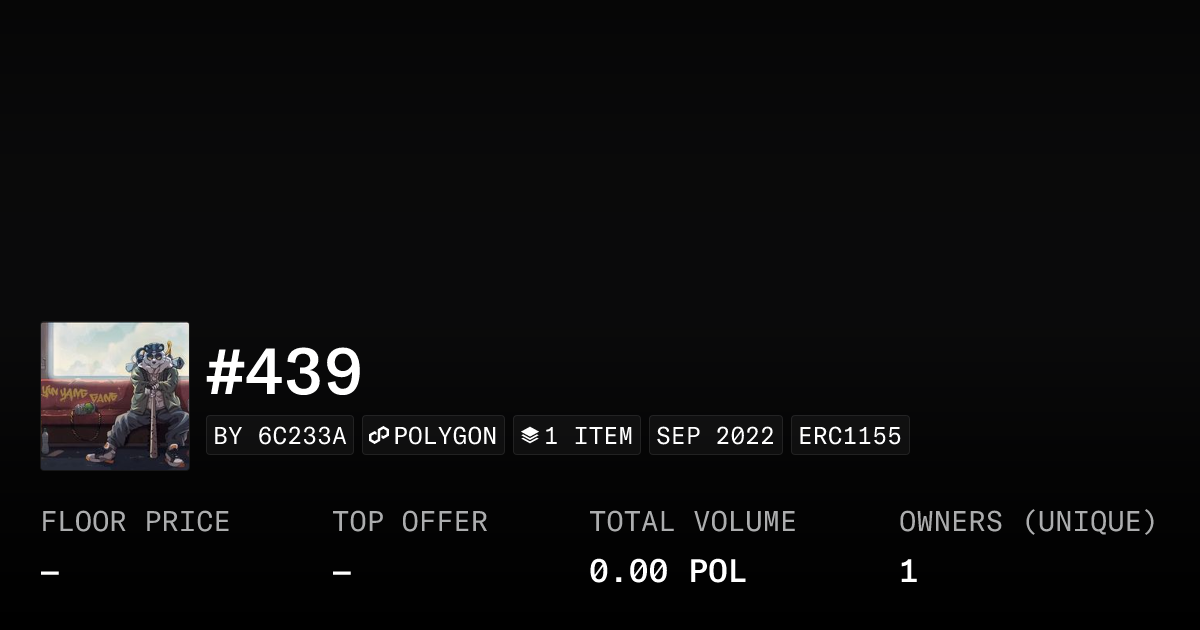 #439 - Collection | OpenSea