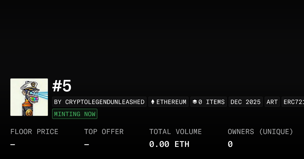 #5 - Collection | OpenSea