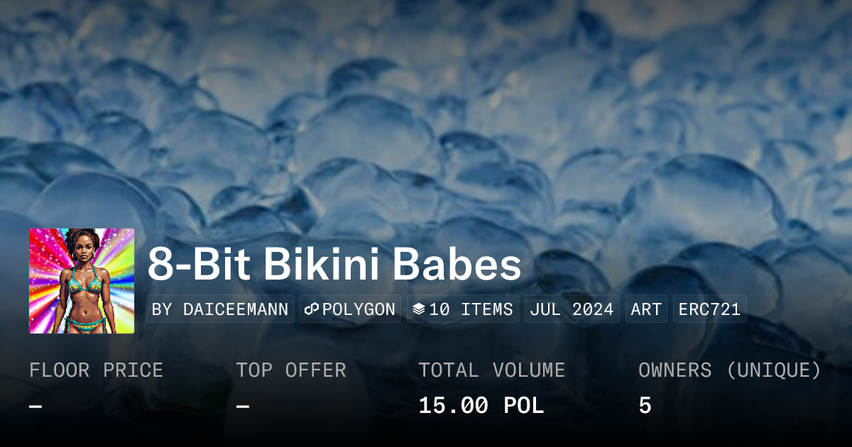 8-Bit Bikini Babes - Collection | OpenSea