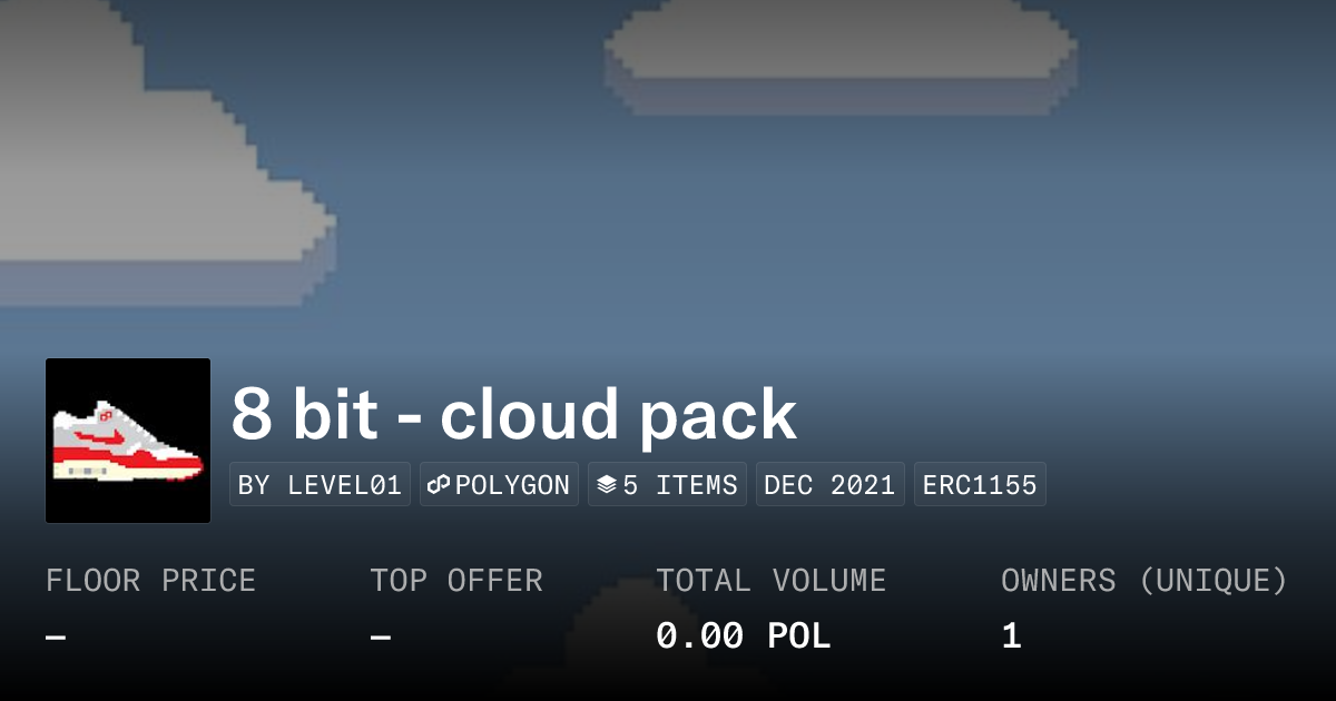 8 bit - cloud pack - Collection | OpenSea