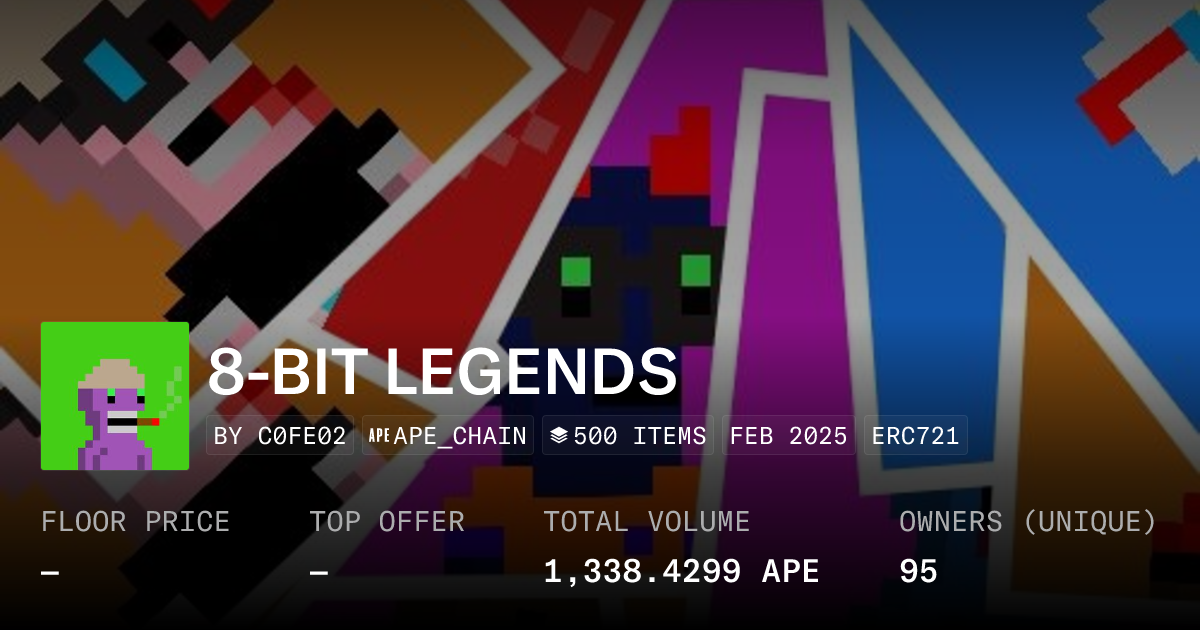 8-BIT LEGENDS - Collection | OpenSea
