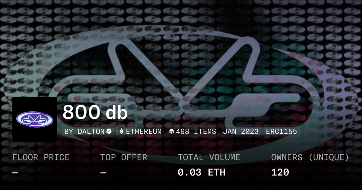 800 db - Collection | OpenSea