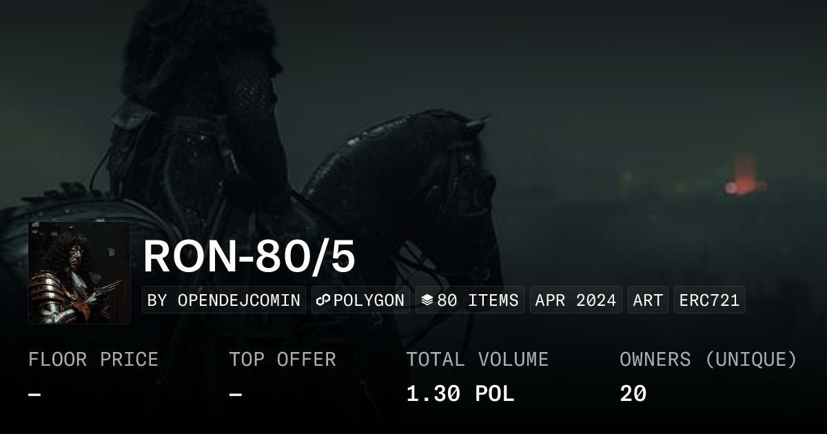 RON-80/5 - Collection | OpenSea