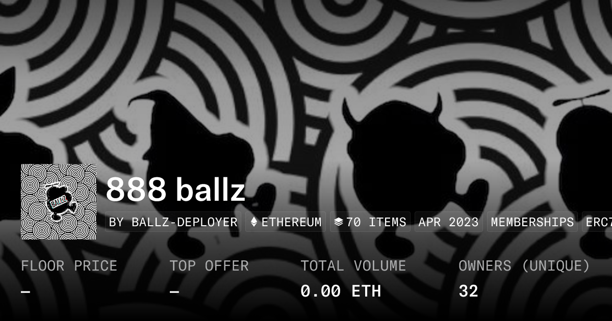 888 ballz - Collection | OpenSea