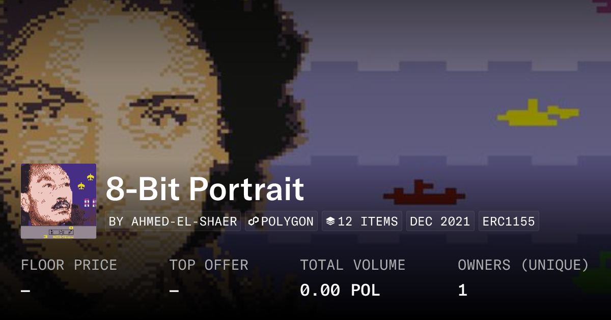 8-Bit Portrait - Collection | OpenSea