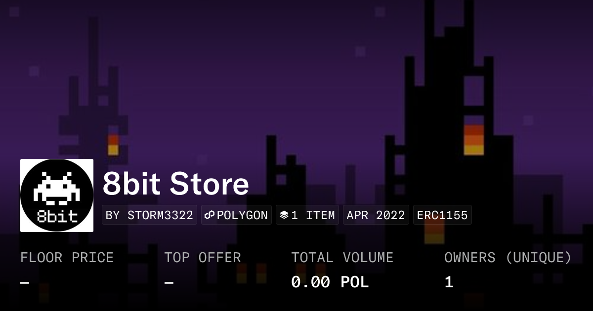 8bit Store - Collection | OpenSea